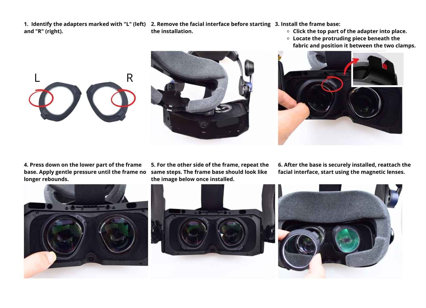 How to install your lenses | HONSVR